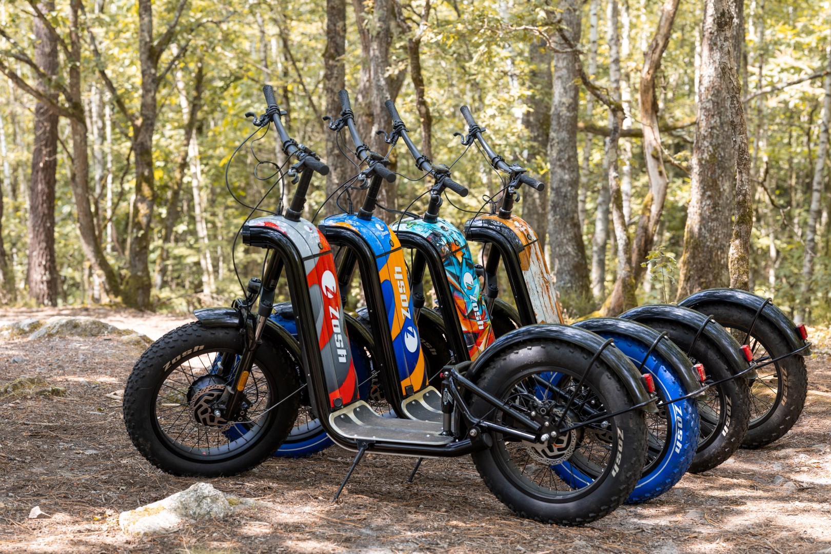 Mountain, snow, sand and urban electric scooter| Zosh